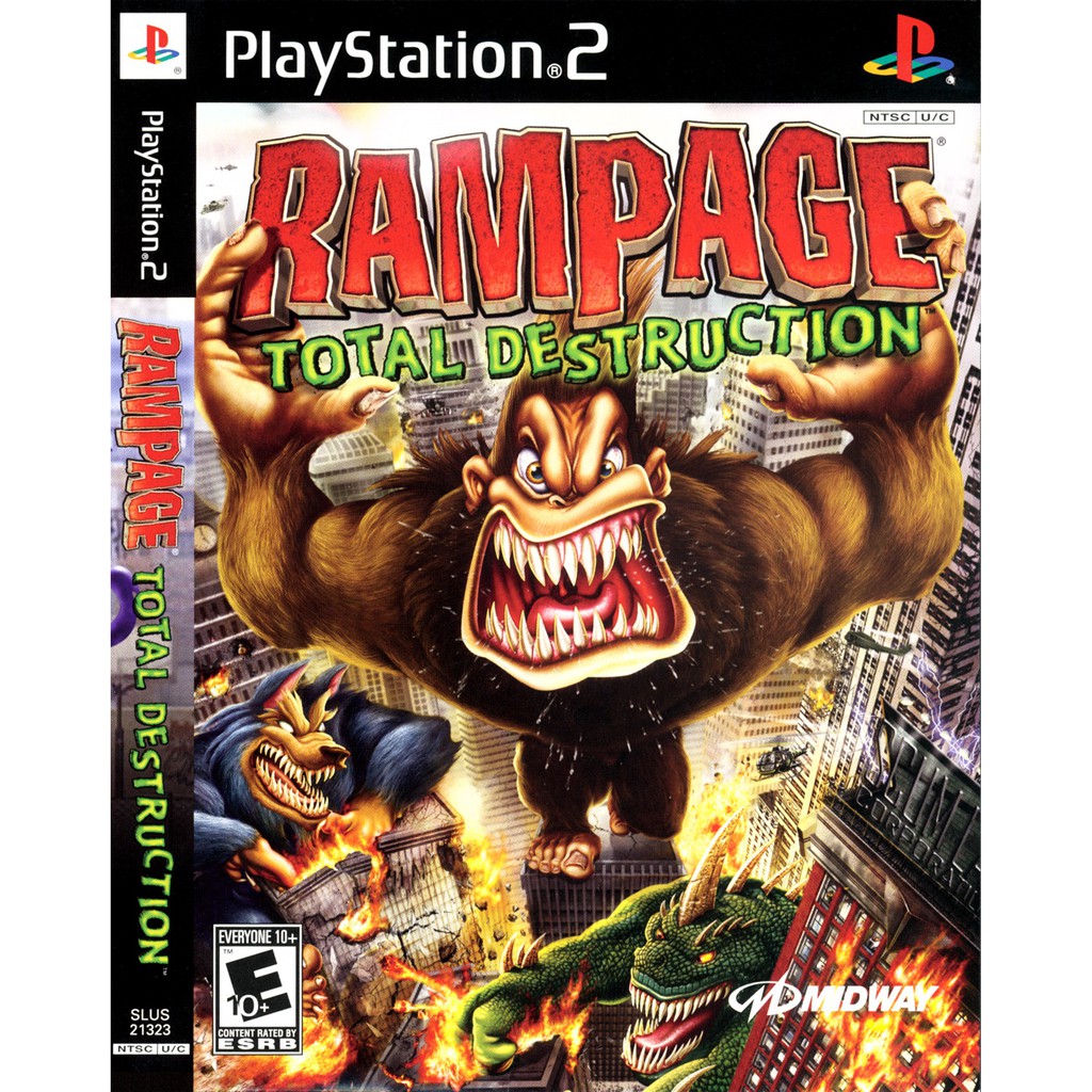 แผ่นเกมส์ Rampage Total Destruction PS2 Playstation 2 คุณภาพสูง ราคาถูก ...