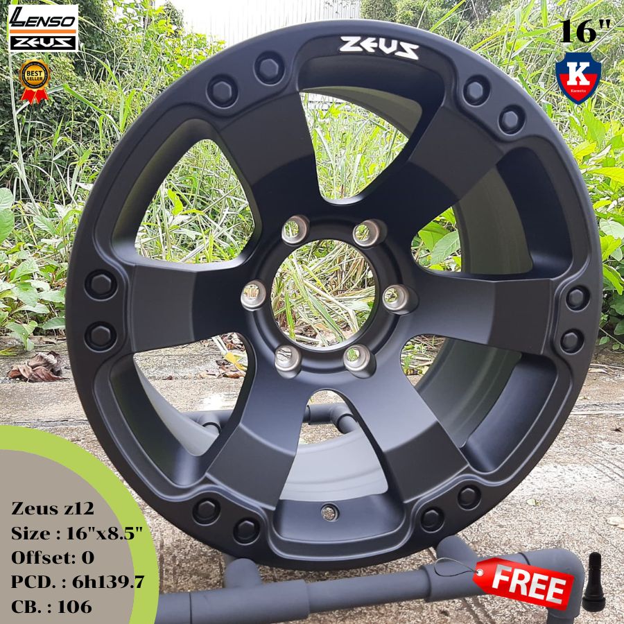 ล้อแม็กแท้ Lenso zeus z12 ขอบ 16" ราคาต่อ 1 วง 3150บาท ขายยกชุด4วงไม่ขายแยก | Lazada.co.th