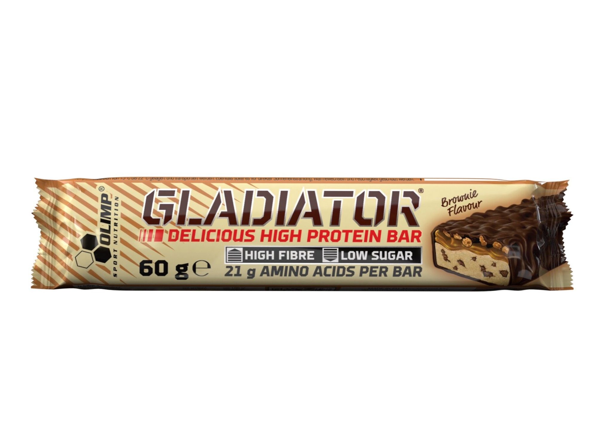 Olimp Gladiator Protein Bar 60g - โปรตีนแท่ง โปรตีนบาร์ โปรตีนสแน็ค ขนม ...