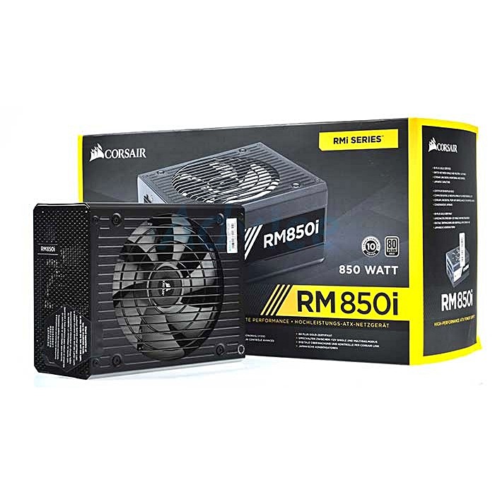 POWER SUPPLY (อุปกรณ์จ่ายไฟ) CORSAIR RM850i 850W ( 80+ GOLD ) รับประกัน ...
