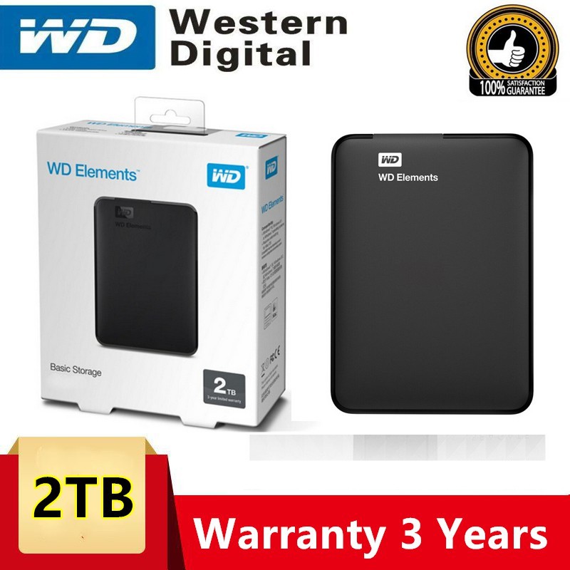 ข้อเสนอมีเวลาจำกัด WD Elements EXT EXTERNAL HARDDISK HARD DRIVE ...