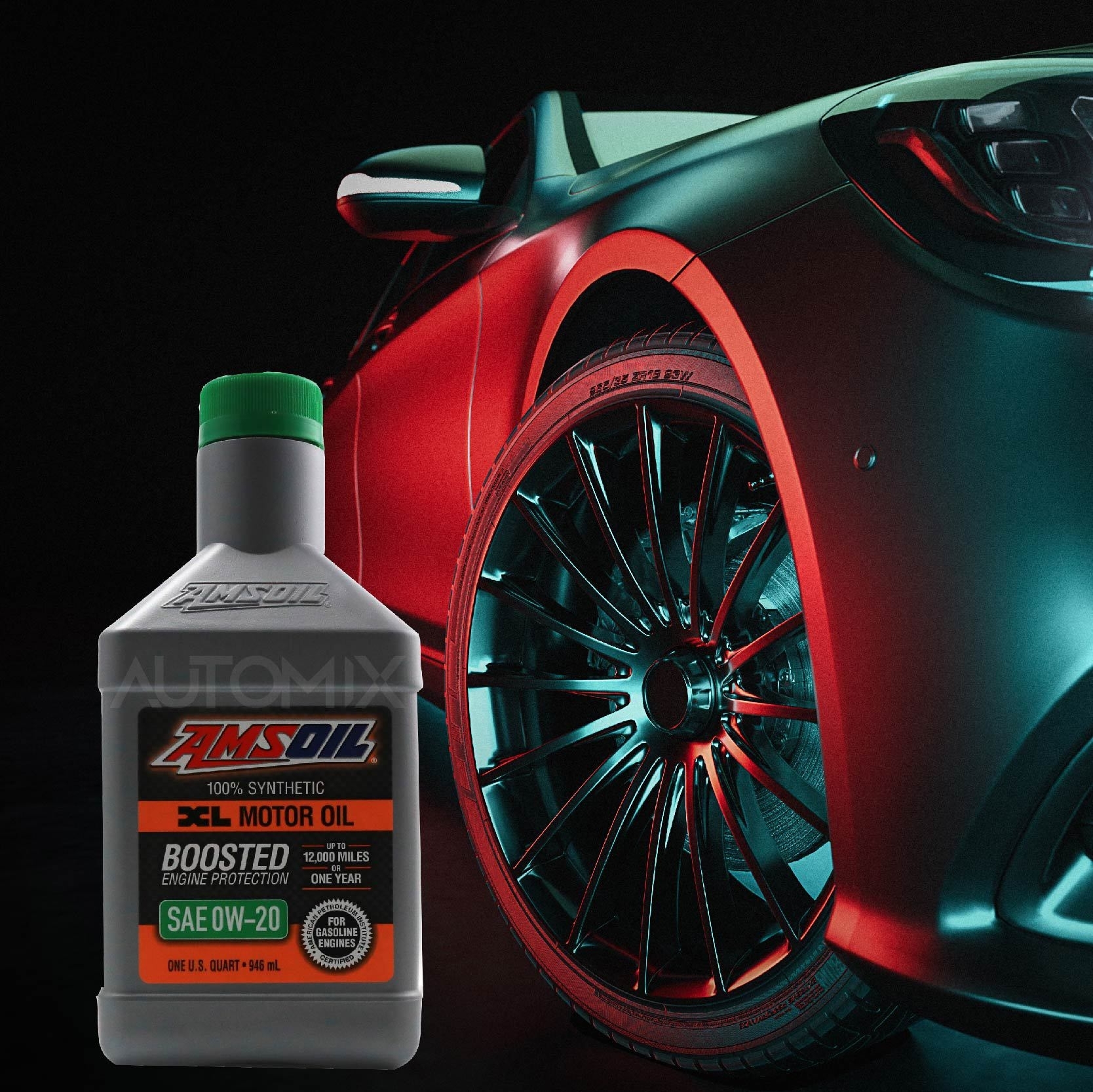 น้ำมันเครื่อง AMSOIL XL BOOSTED MOTOR OIL SAE 0W20 น้ำมันเครื่องรถยนต์ ...