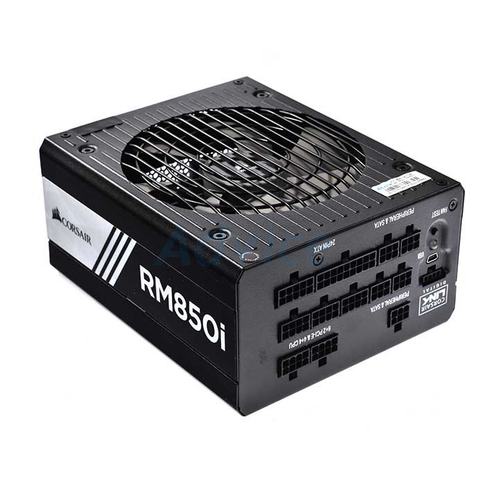 POWER SUPPLY (อุปกรณ์จ่ายไฟ) CORSAIR RM850i 850W ( 80+ GOLD ) รับประกัน ...