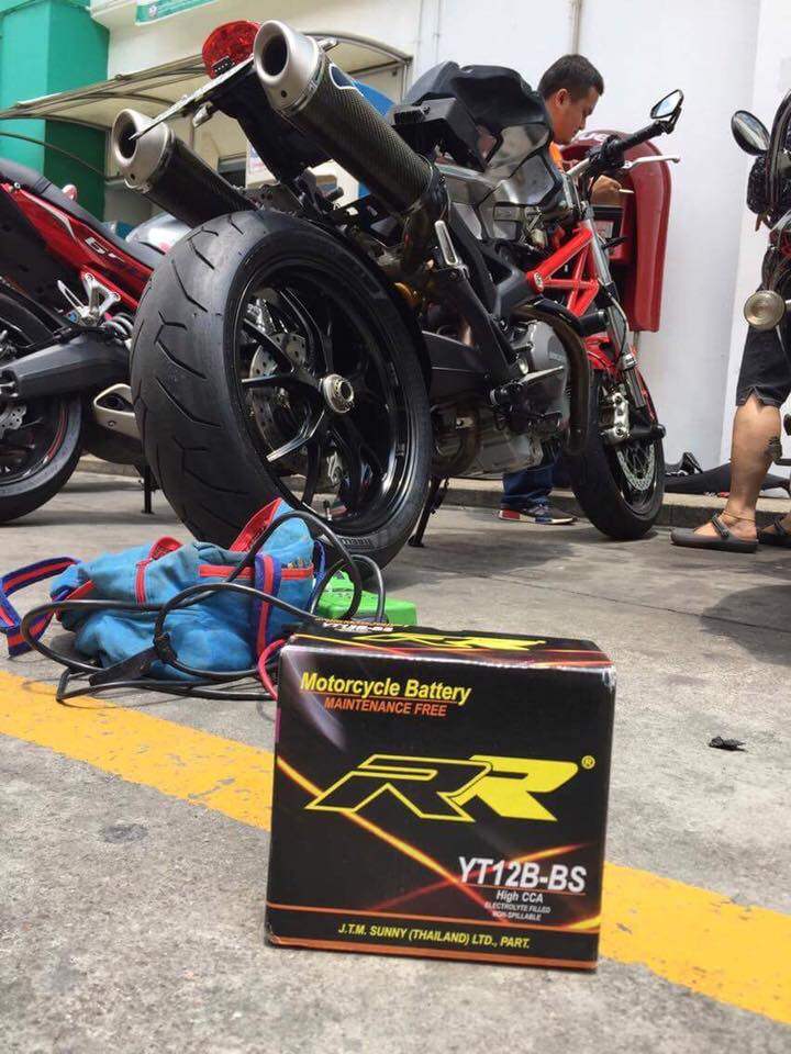 (รับประกัน แท้100)แบตเตอรี่ BIGBIKE แบต Bigbike มอเตอร์ไซค์ 12v Ducati M795 M796 848 1098 Muti ...