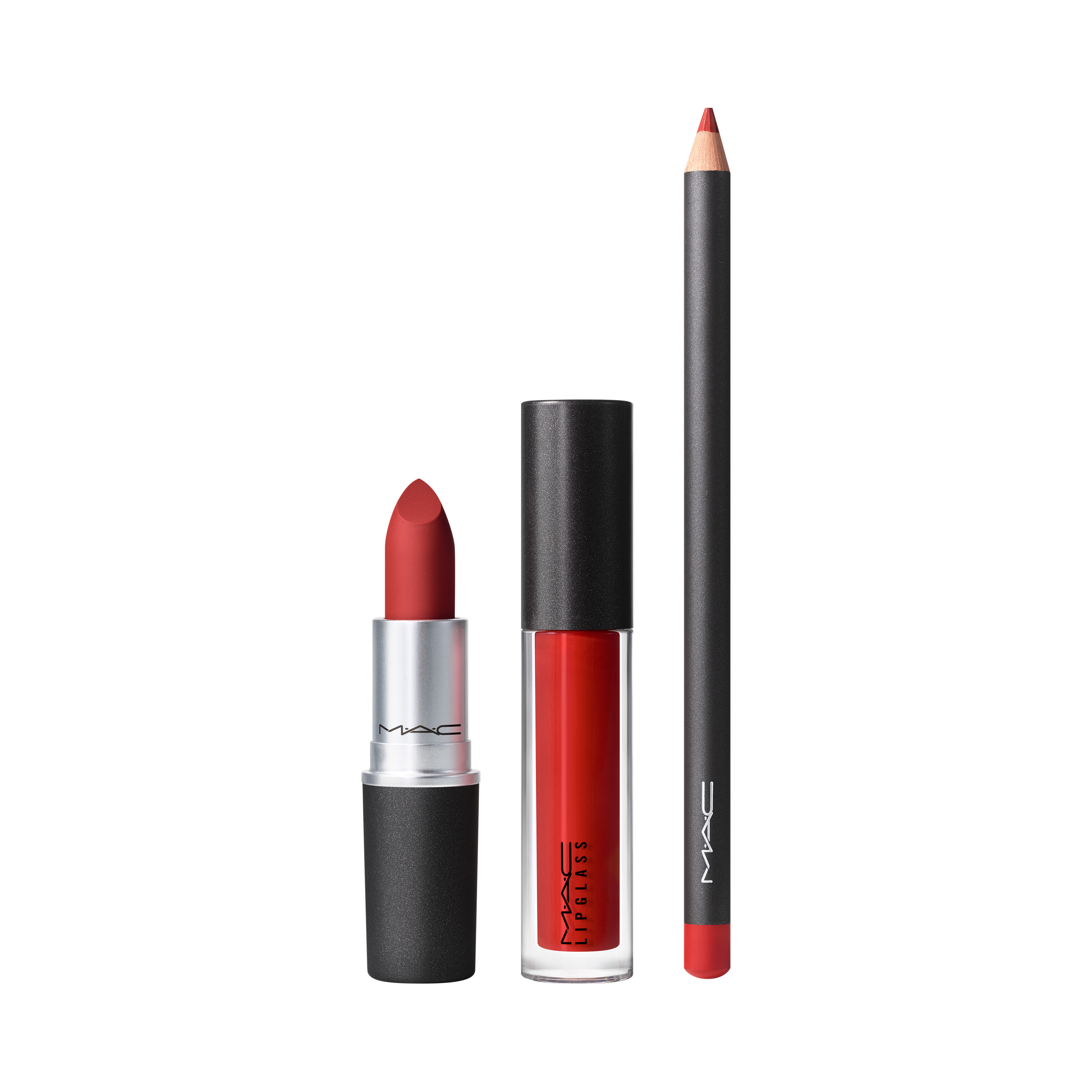 MAC POUT FULL OF POSIES LIP KIT RED แมค เซ็ตลิปสติก POUT FULL OF POSIES ...