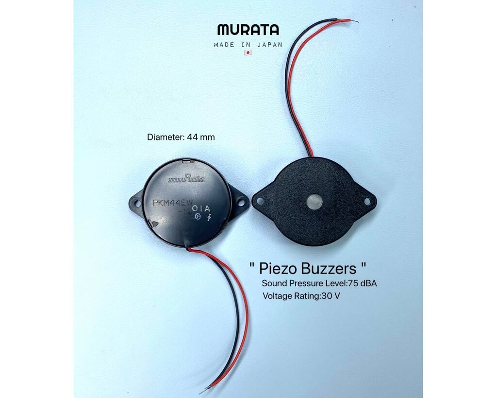 Piezo Buzzer 30Vpp เปียโซ่บลัซเซอร์ ''MURATA'' Piezo Buzzers & Audio ...