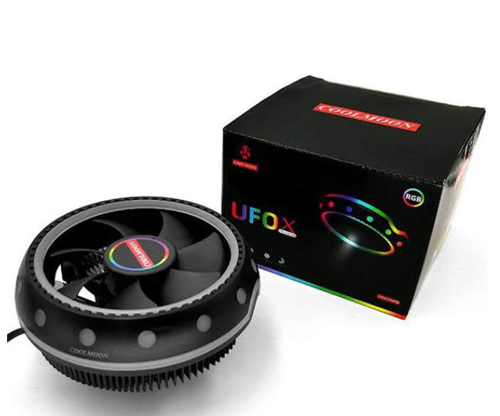 พัดลม CPU RGB Heat Sink COOLMOON รุ่น UFO ของใหม่ พร้อมส่งจากไทย ...