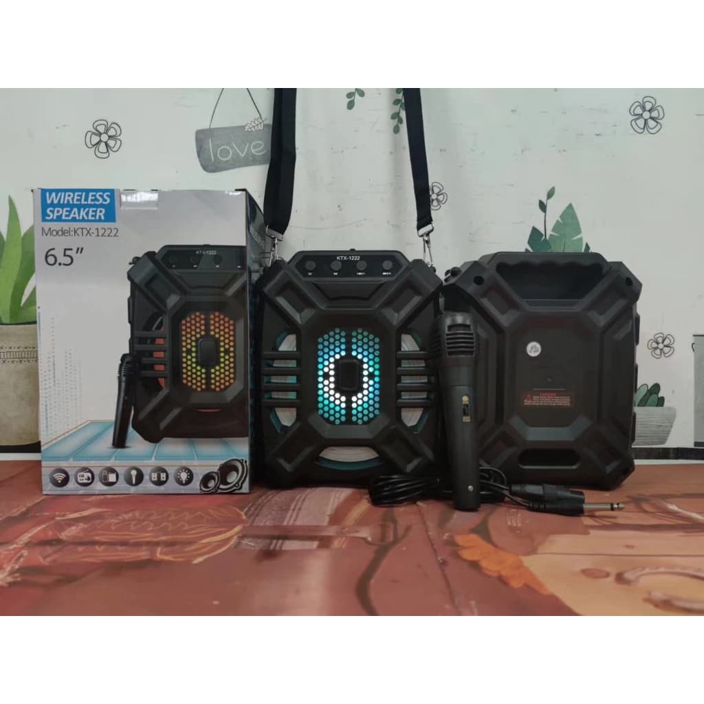 ขายดีที่สุด! ใหม่!!!! ลำโพงบลูทูธ ลำโพงไร้สาย KTX-1222 ลำโพงบลูทูธ ...