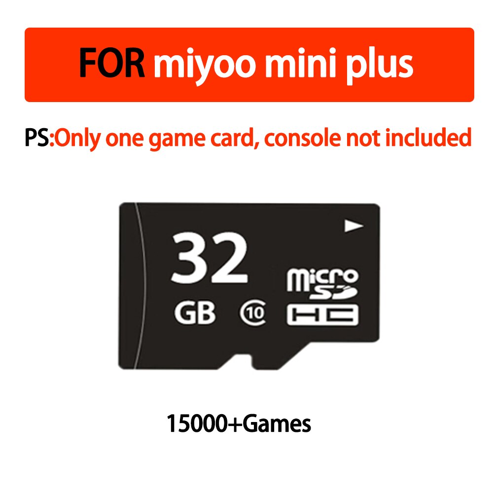 สําหรับ MIYOO MINI PLUS เครื่องเล่นเกมคอนโซลมือถือการ์ดหน่วยความจํา ...