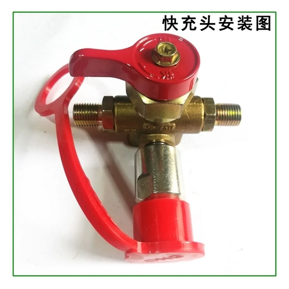 CNG Filling Nozzle Small To Large Gas Head Inflation Valve Fast ...