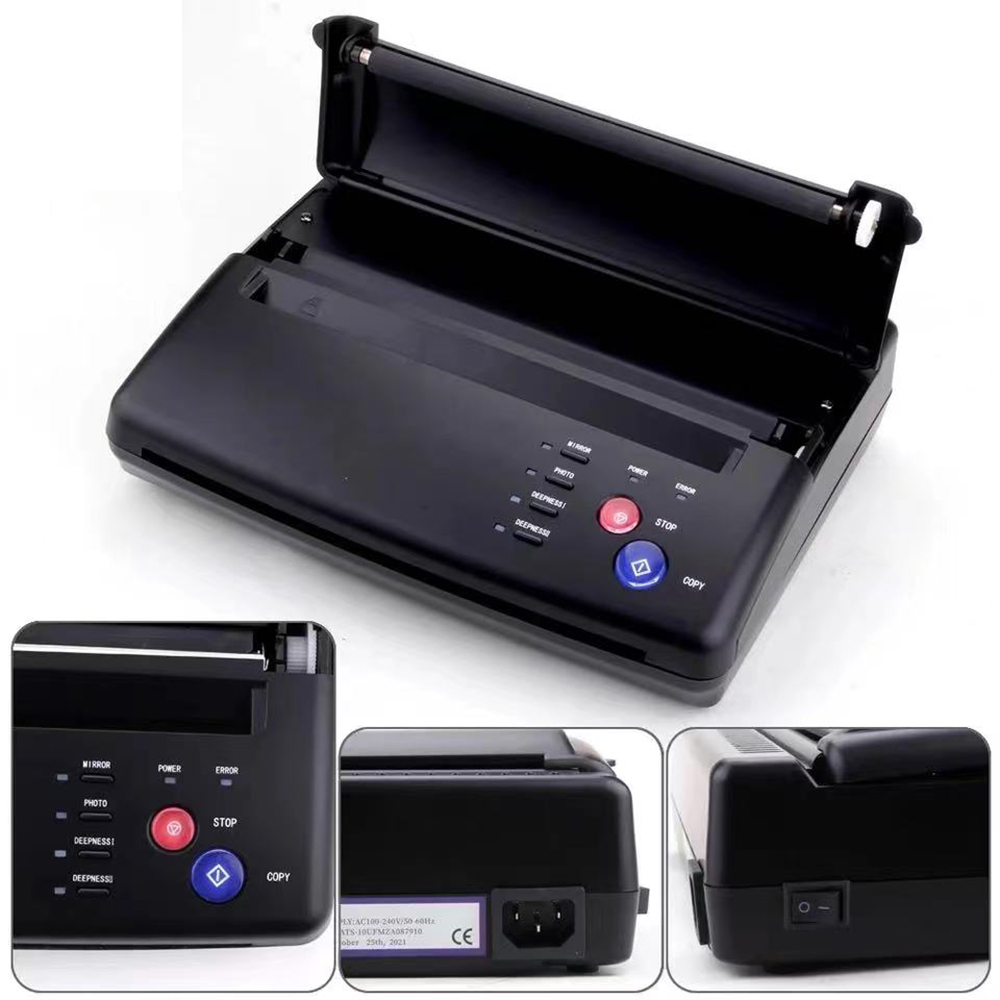 Tattoo Transfer Machine Copy Stencil Tattoo Thermocopier Printer ...