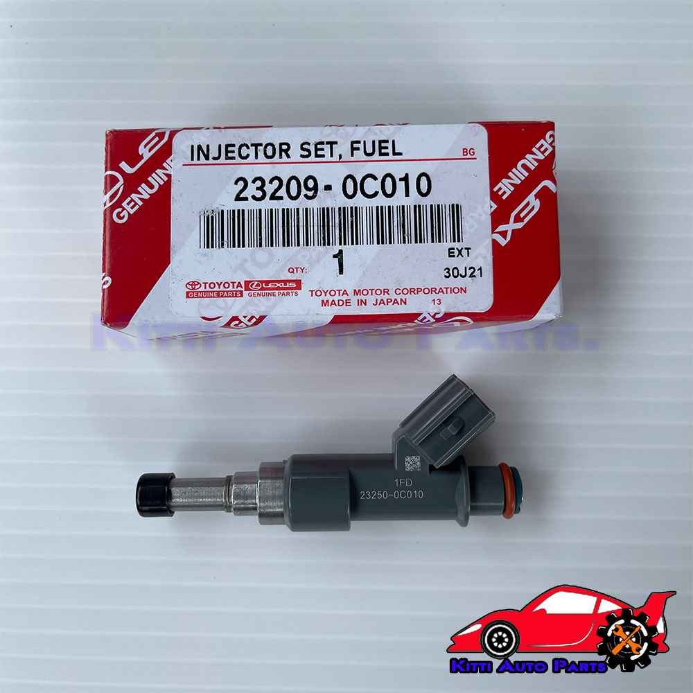 หัวฉีด (12รู) แท้ (23209-0C010) ยี่ห้อ TOYOTA รุ่น VIGO เบนซิลคอมมูเตอร ...