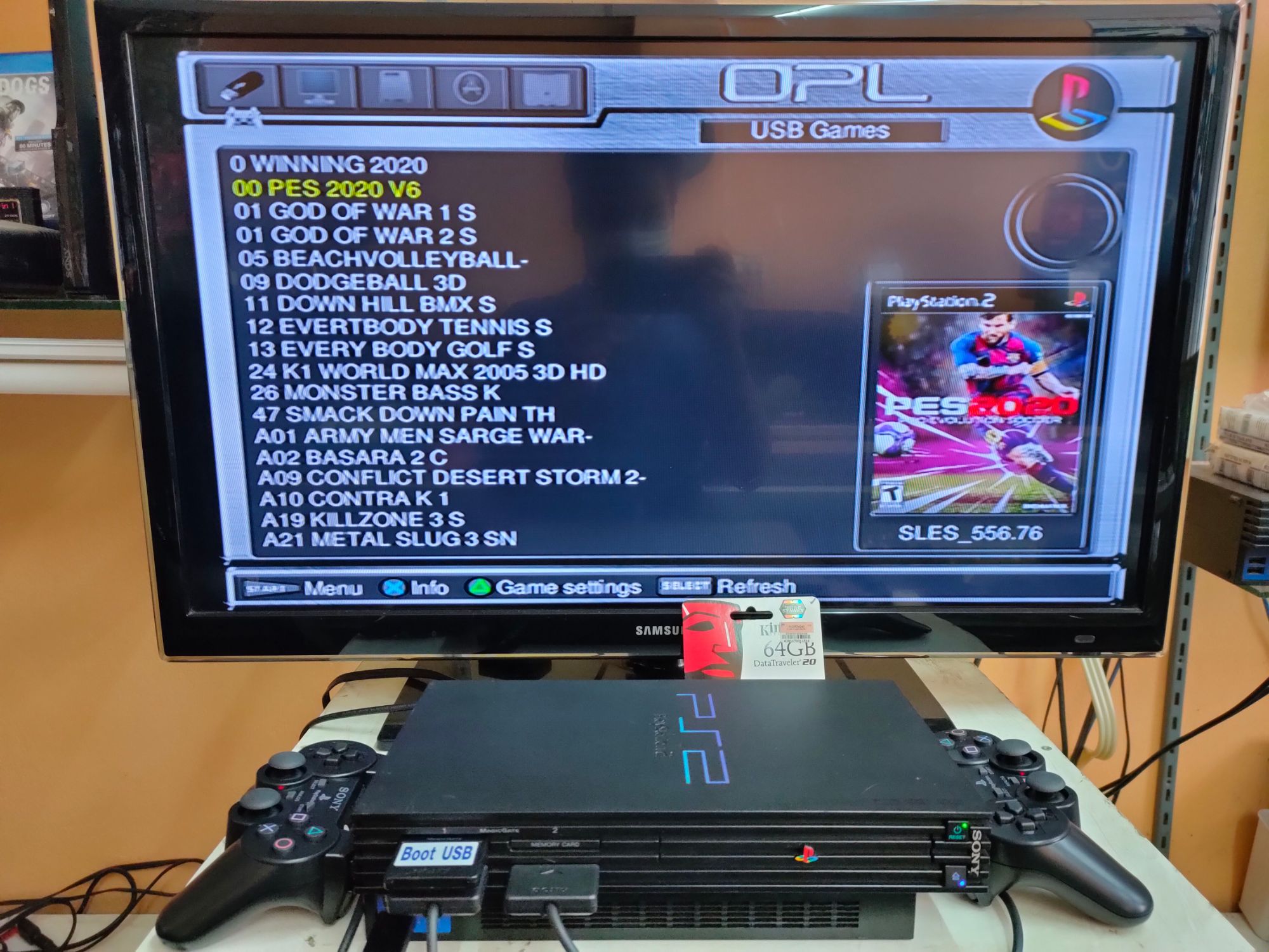 PS2 90006 เมมBOOT USBสำหรับPS2 SONY รุ่น90006 สามารถเล่นเกมส์ผ่านช่อง ...