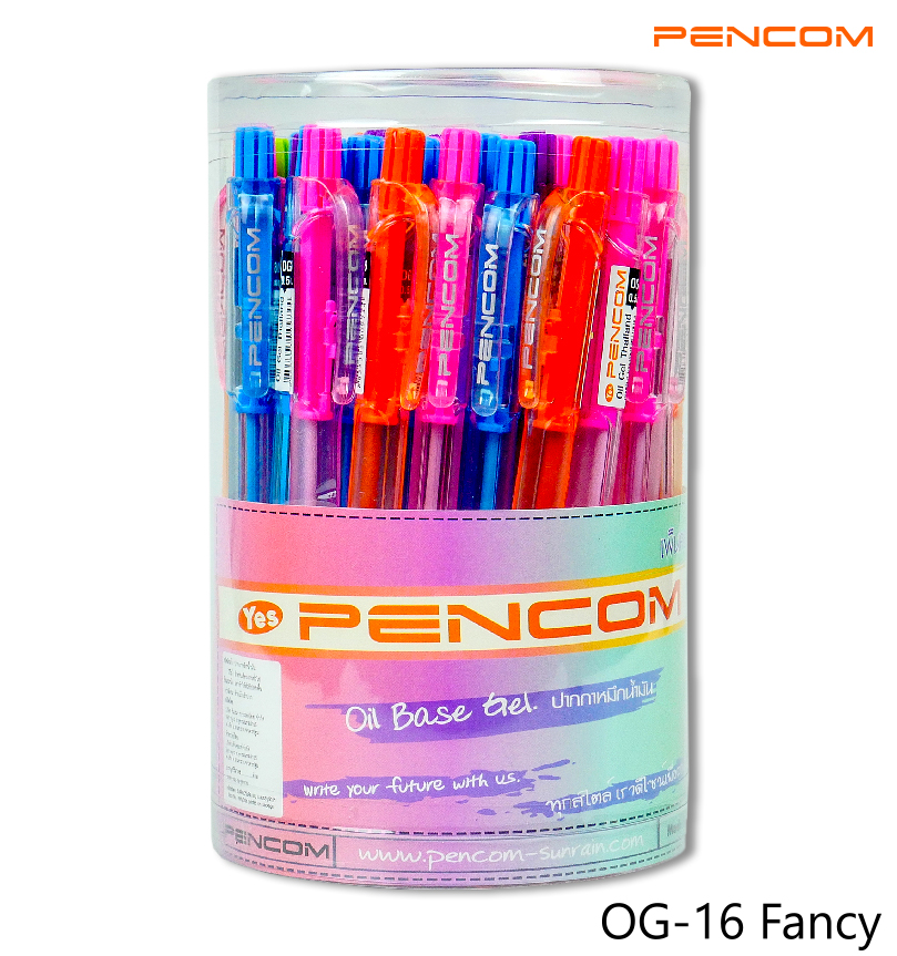 Pencom OG16-Fancy ปากกาหมึกน้ำมันแบบกด | Lazada.co.th