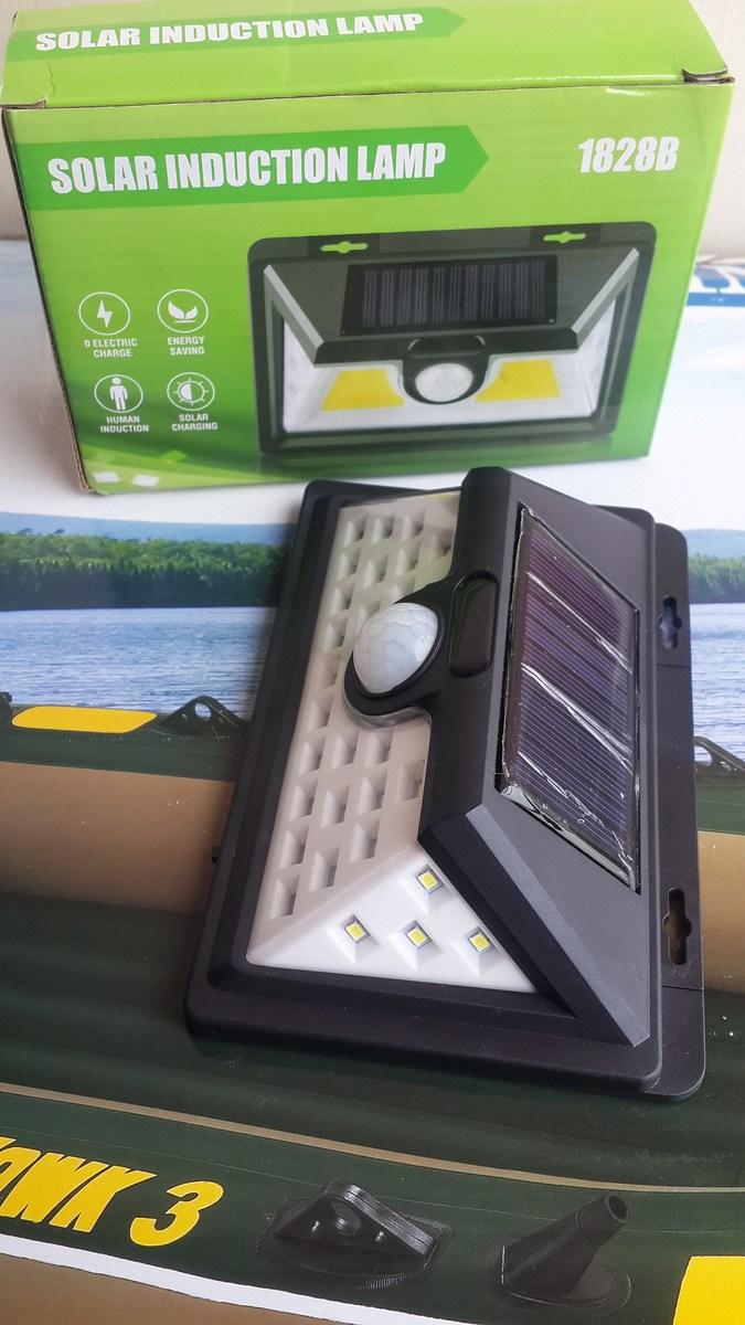 SOLAR INDUCTION LAMP 1828B โคมไฟโซล่าเซล ตรวจจับความเคลื่อนไหว เปิด/ปิด ...
