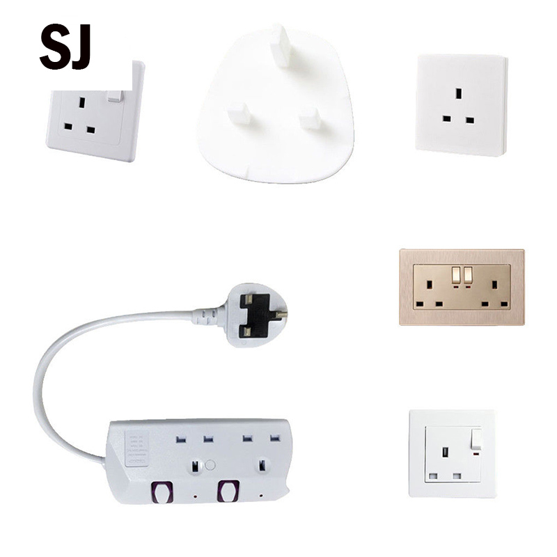12/24/48pcs Plug Socket Covers Babies Kids Safety Protector for UK 3 ...