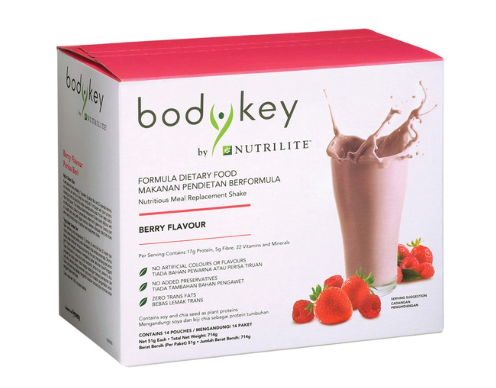 Body key Amway รสBERRY FLAVOUR (สูตรใหม่) (14ซอง) - Beauty Blink Shop ...