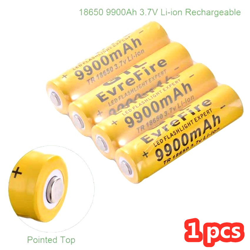 ถ่านชาร์จ Li-ion 18650 GIF 3.7V ความจุ 9900mAh Pack8 (Orange) - OHM ...