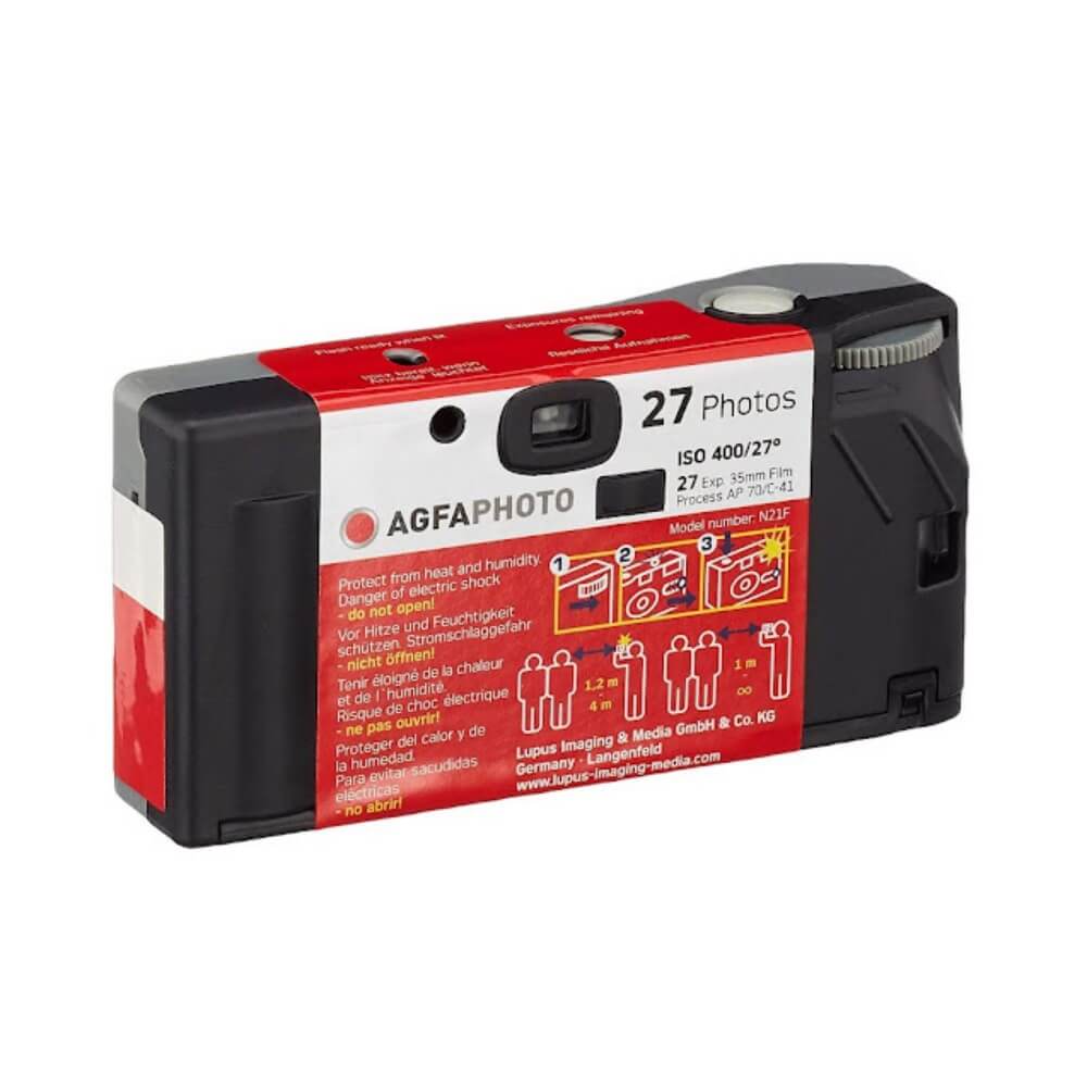 AgfaPhoto LeBox 400/27 Flash Single Use Camera [กล้องใช้แล้วทิ้ง] - Big ...
