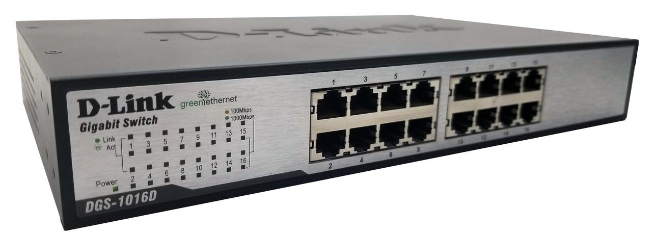 D-Link DGS-1016D Gigabit 16 Port 10/100/1000 Switch - IT HUT - ThaiPick