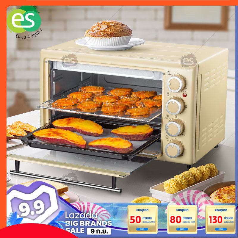 (ขายร้อน)เตาอบไฟฟ้า เตาอบตั้งโต๊ะ เตาอบ เตาอบไฟฟ้าอเนกประสงค์ เตาอบ 3 ...