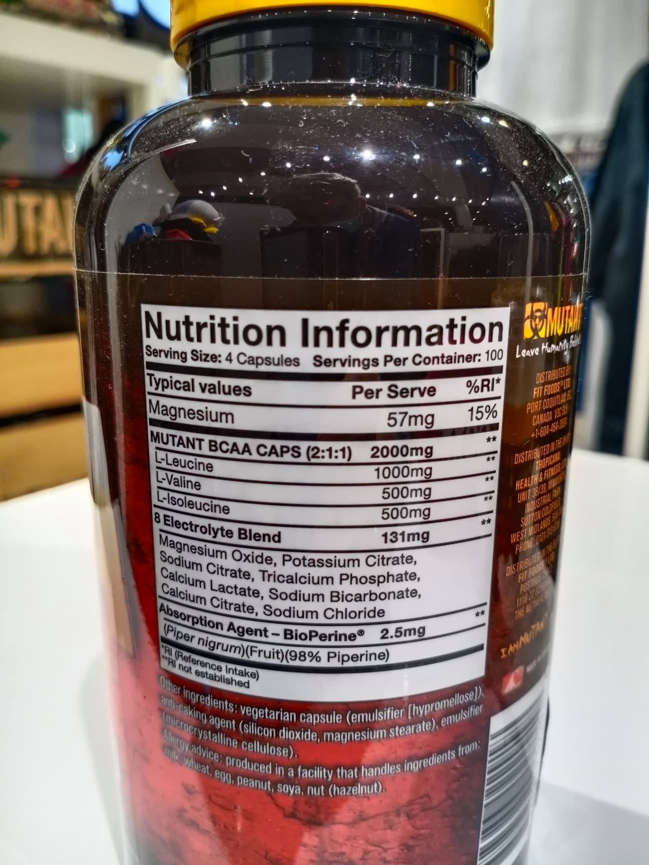 Mutant BCAA 400 Capsules - i-guy shop - ThaiPick