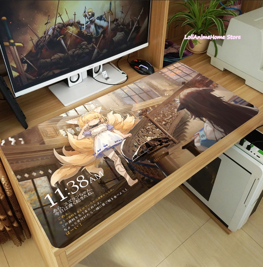 Game Anime Arknights Suzuran Otaku Mouse Pad Laptop Mice Mat Tabletop ...