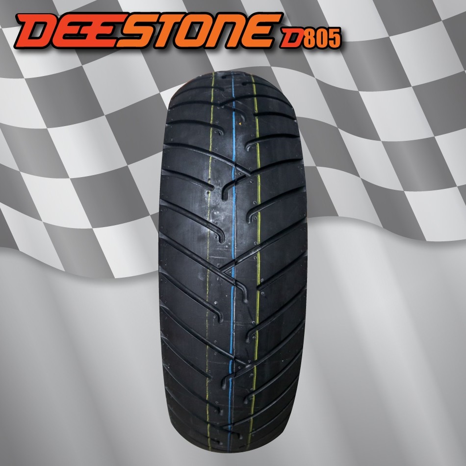DEESTONE D805 ยางนอก ล้อหน้า/ล้อหลัง (ไม่ใช้ยางใน)(100/90-12110/90 ...