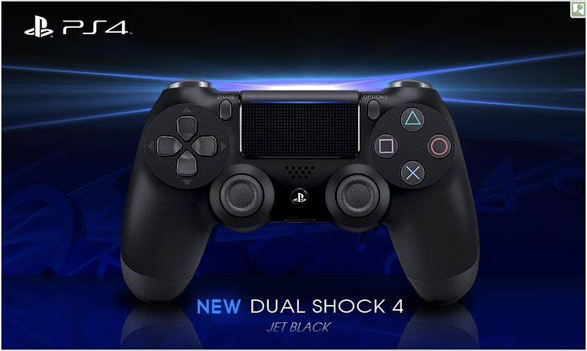 จอย Ps4 สีดำ Ver.2 ประกันศูนย์โซนี่ไทย 1 ปี พร้อมใบรับประกัน(Ps4 Controller Jet )(New Ps4 Dual ...