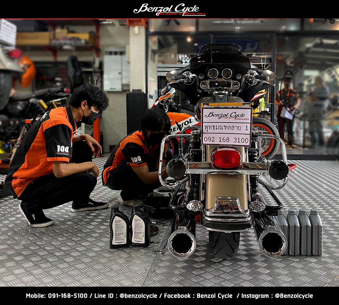 ชุดถ่ายน้ำมันเครื่อง Mobil 1 Racing 4T 15W-50 พร้อมกรองอากาศ HD-Oil ...