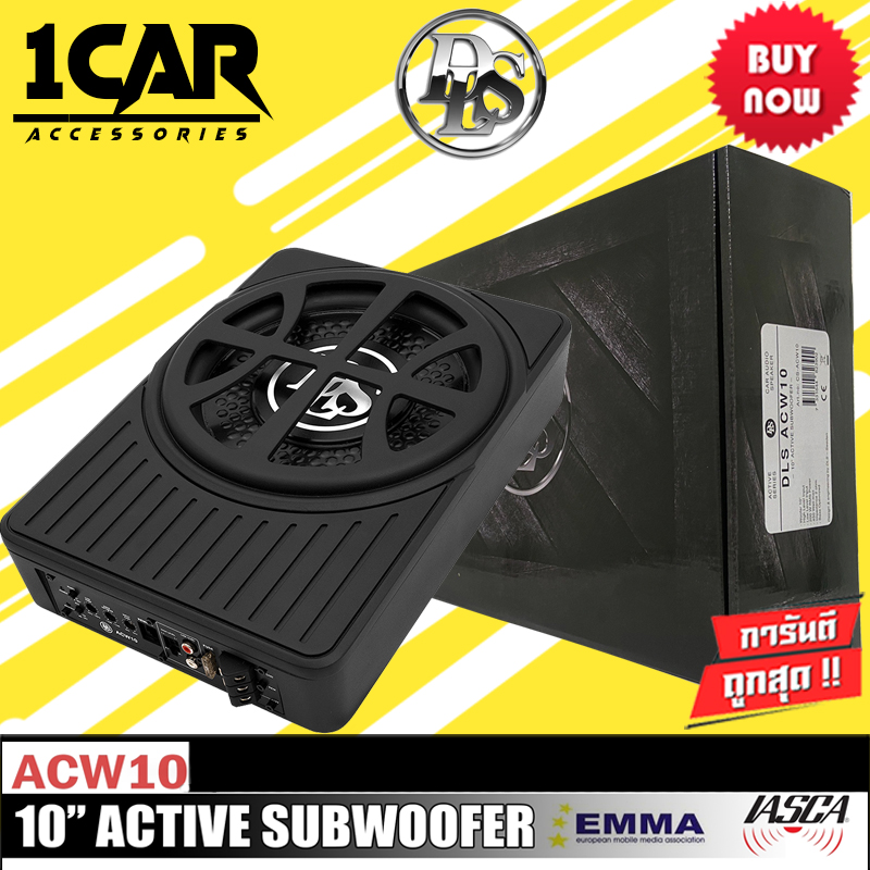 สินค้าใหม่ มาแรง DLS ACW10 SUBBOX เบสบ็อกซ์ว้อยส์คู่ขนาด 10 นิ้ว2โอมห์ พร้อมแอมป์Class D 400 ...
