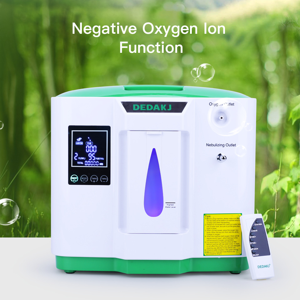 German brandDEDAKJ NEW 2L-9L Portable Oxygen Concentrator Low Operation Noise Oxygen Generator ...