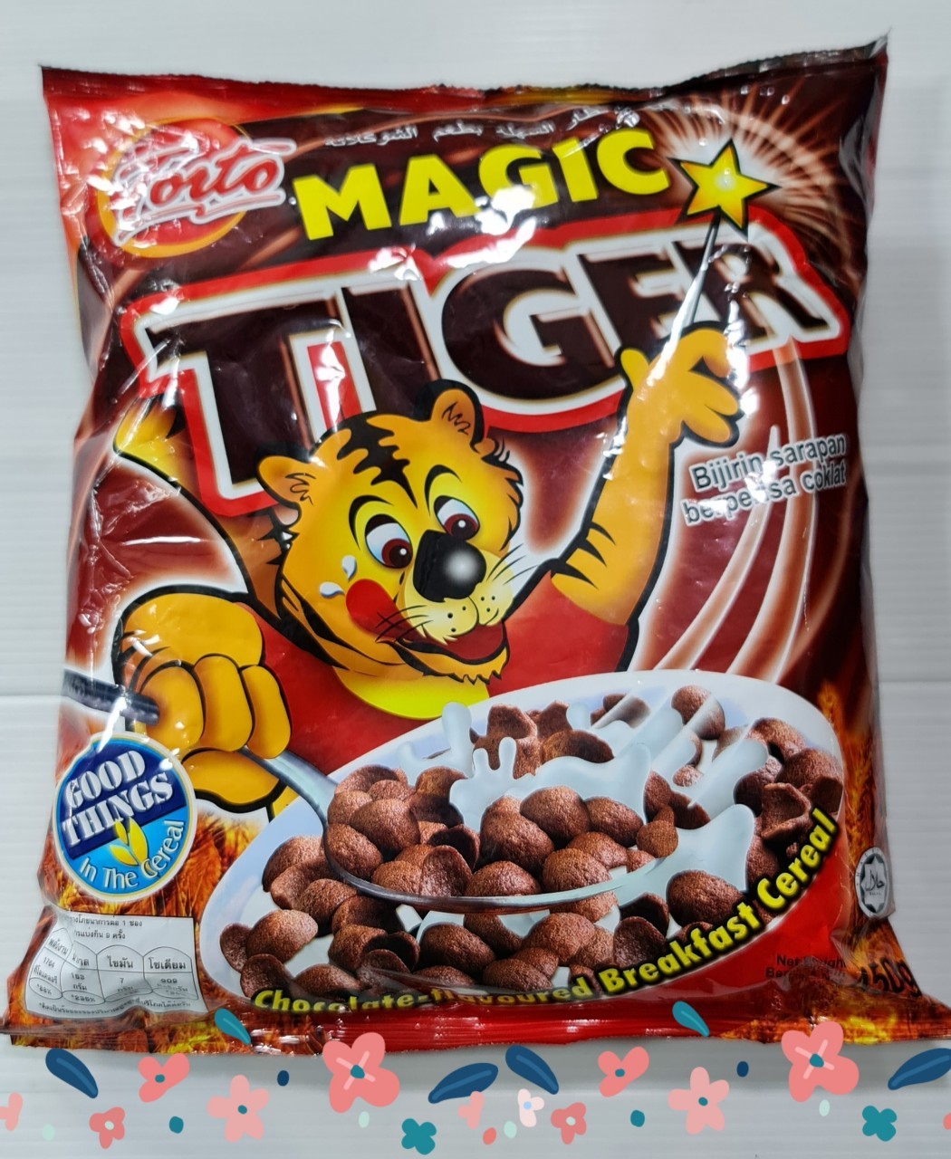 อาหารเช้าซีเรียลMAGIC TIGER รสช็อกโกแลต ตราTORTO น้ำหนัก450กรัม (น่าซื้ ...