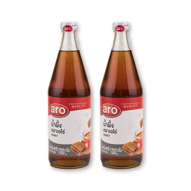 ส่งฟรี เอโร่ น้ำผึ้งแท้ 100 1000 กรัม x 2 ขวดaro Honey 100 1000 g x 2 ...
