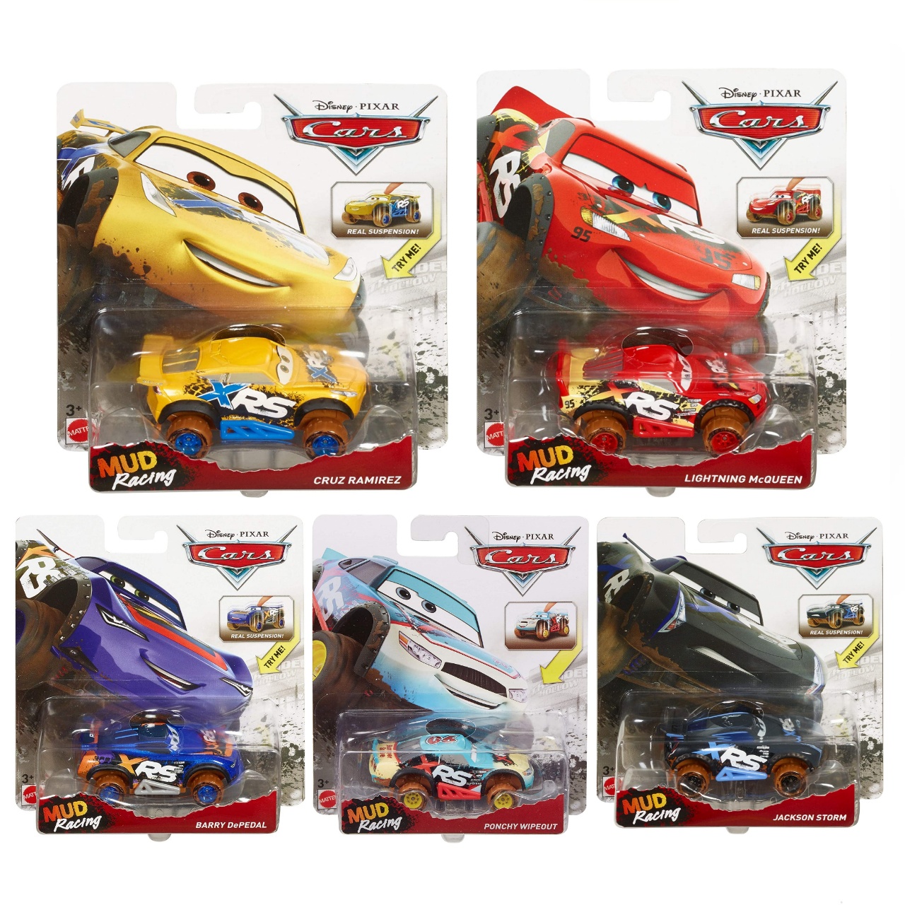 โมเดลรถ CARS MUD RACING มีโช้ค ลิขสิทธิ์แท้ DISNEY PIXAR วิ่งได้ดี ...