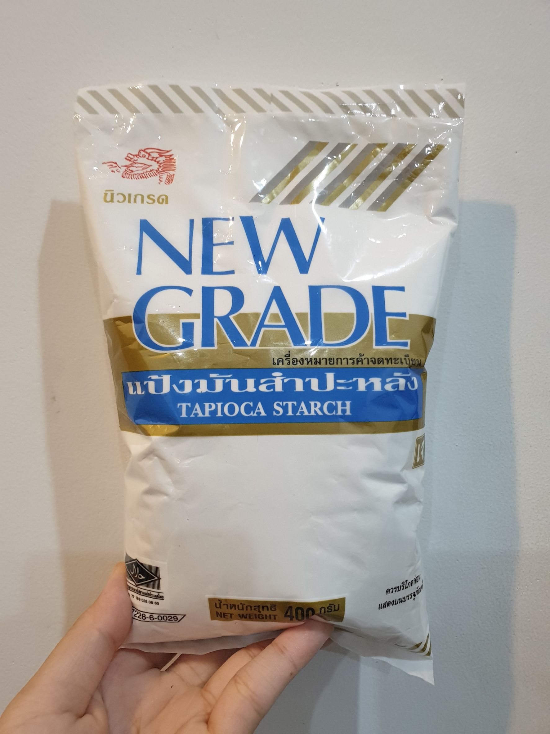 ราคาพิเศษ!! นิวเกรด แป้งมัน 400กรัม New Grade Tapioca Starch 400g - Warehouse.King - ThaiPick