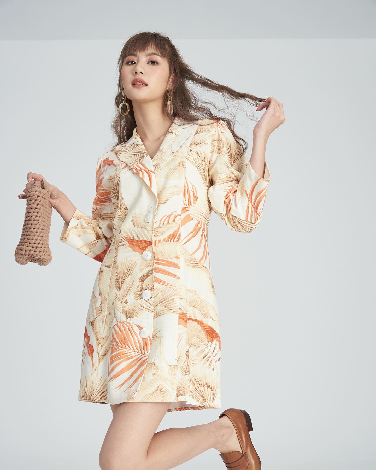 Mala Orange Dress suit | Lazada.co.th