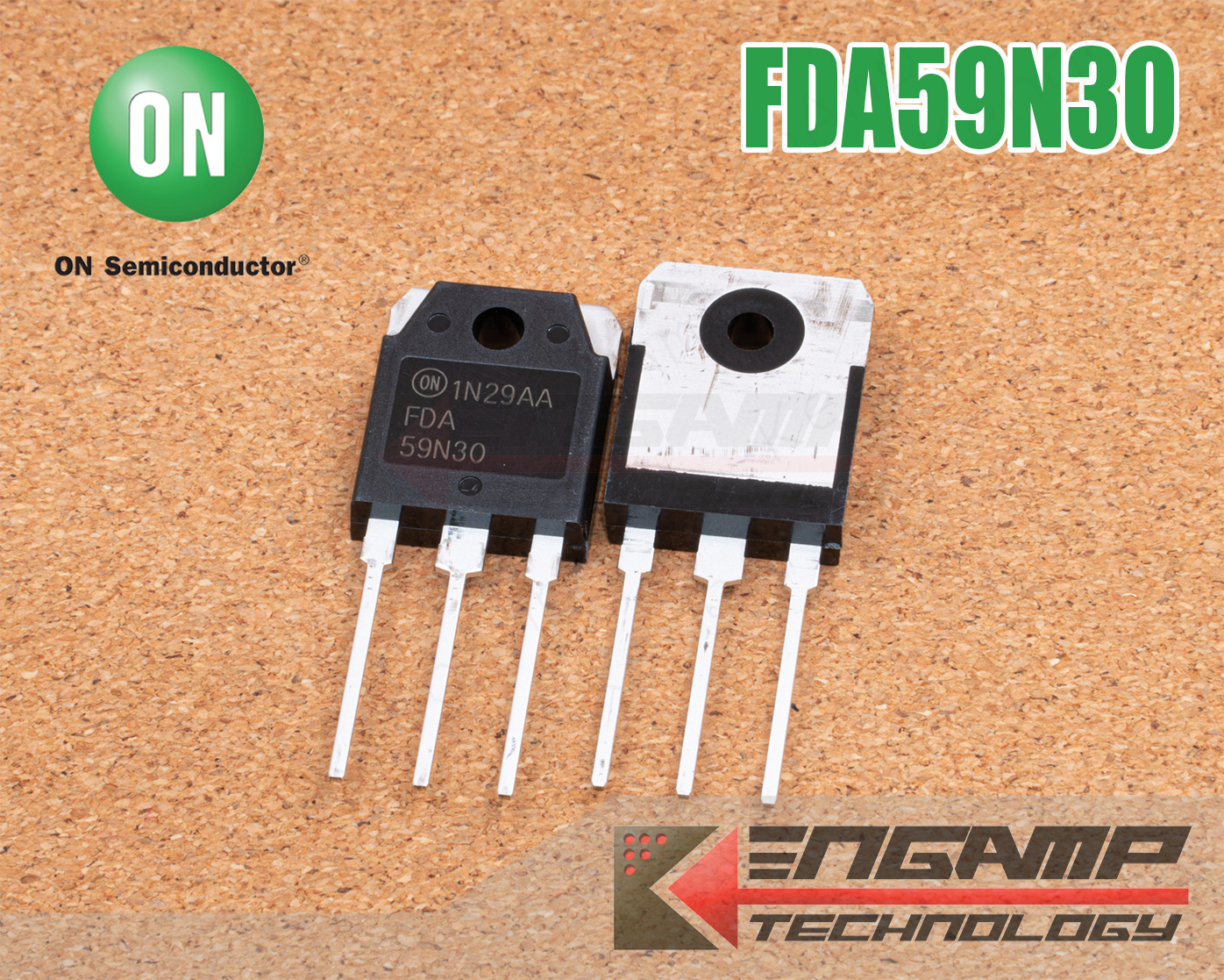 (1ตัว) [FET] FDA59N30 Fairchild N-Mosfet 59A 300V 56mR | Lazada.co.th