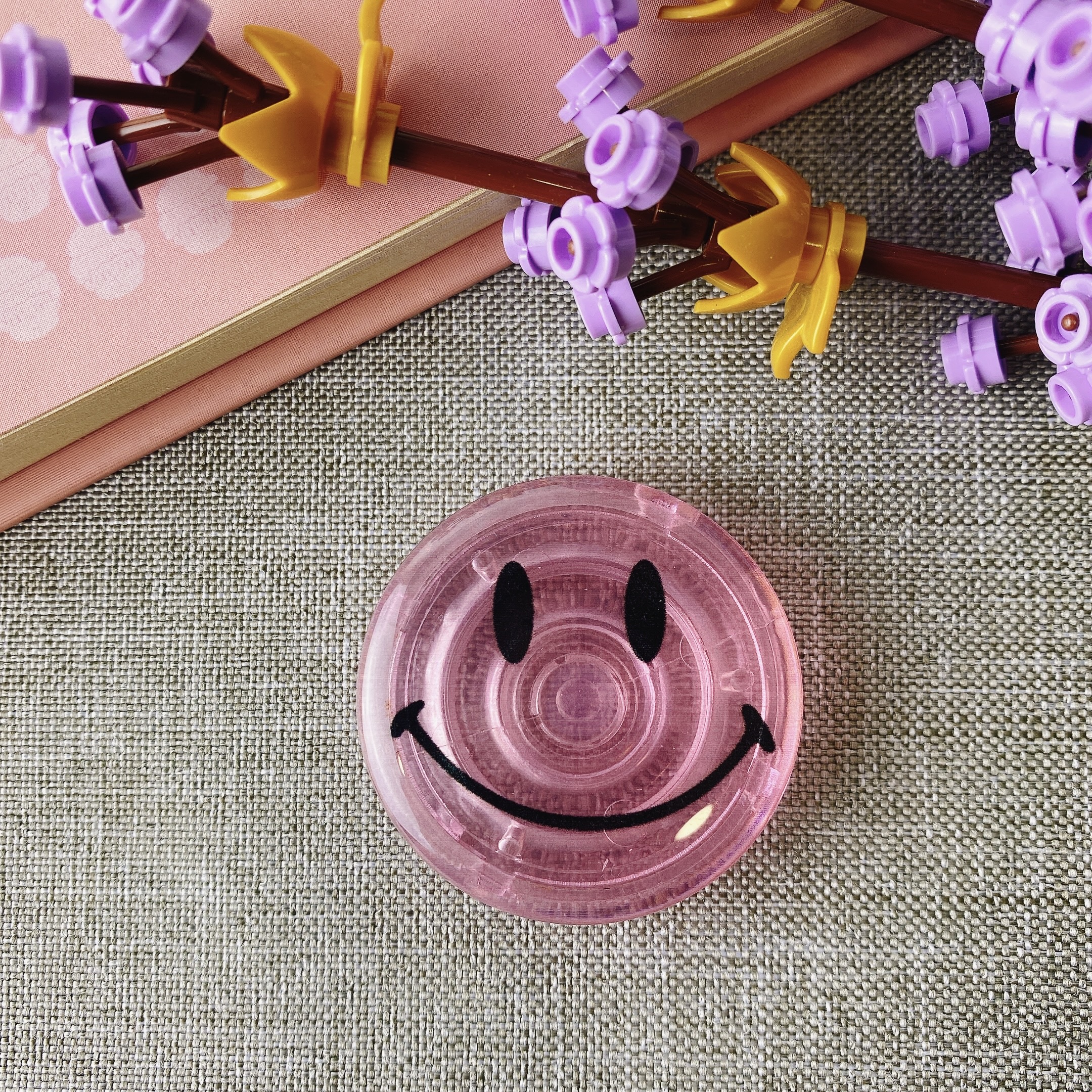 Griptok ใส smiley PopSocket กริ๊บต็อก การ์ตูนติดหลังมือถือ ที่ติด ...
