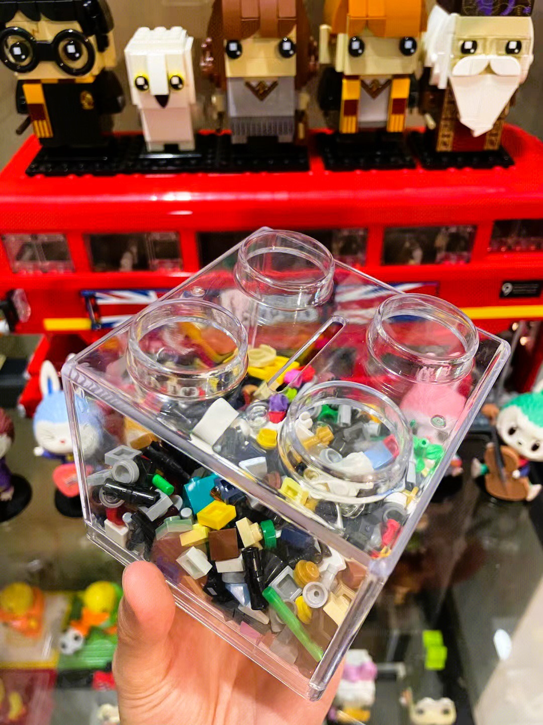 Brick Piggy Bank Stackable Money Saving Block Cube Coin ออมสินบล็อคตัว ...