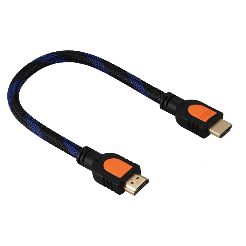 Ethernet HDMI Male to HDMI Male m/m Adapter Cable 30cm 12" for TV ...