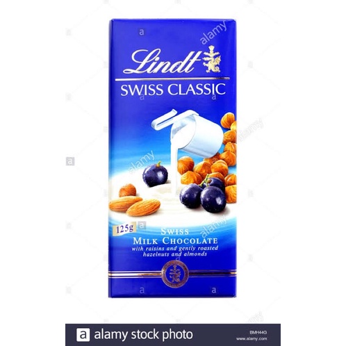ลดเฉพาะวันนี้ (Milk rum raisin,ขนาดเดียว) Lindt Swiss classic chocolate ...