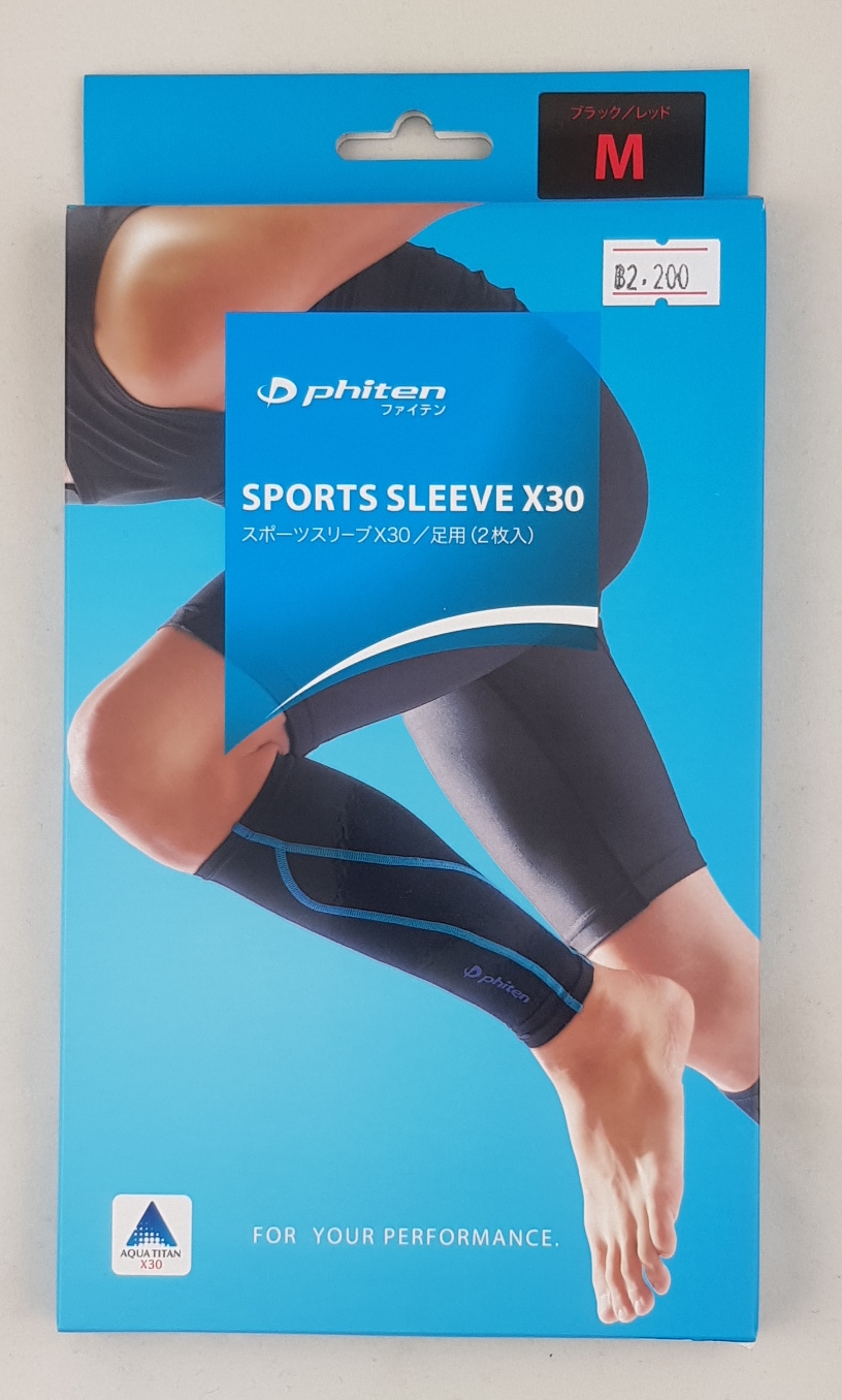 Phiten Sports Sleeve X30 ปลอกน่องนักกีฬาไฟเท่น X30 | Lazada.co.th