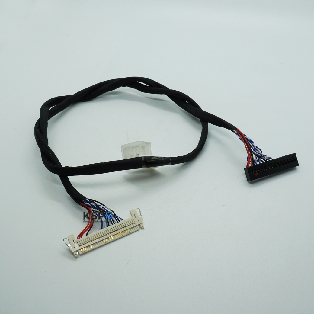สาย LVDS LG ไฟขวา (HD) 30 PIN ยาว 60cm สำหรับบอร์ดแปลงเอนกประสงค์ LCD / LED TV (1 ชิ้น) อะไหล่ ...