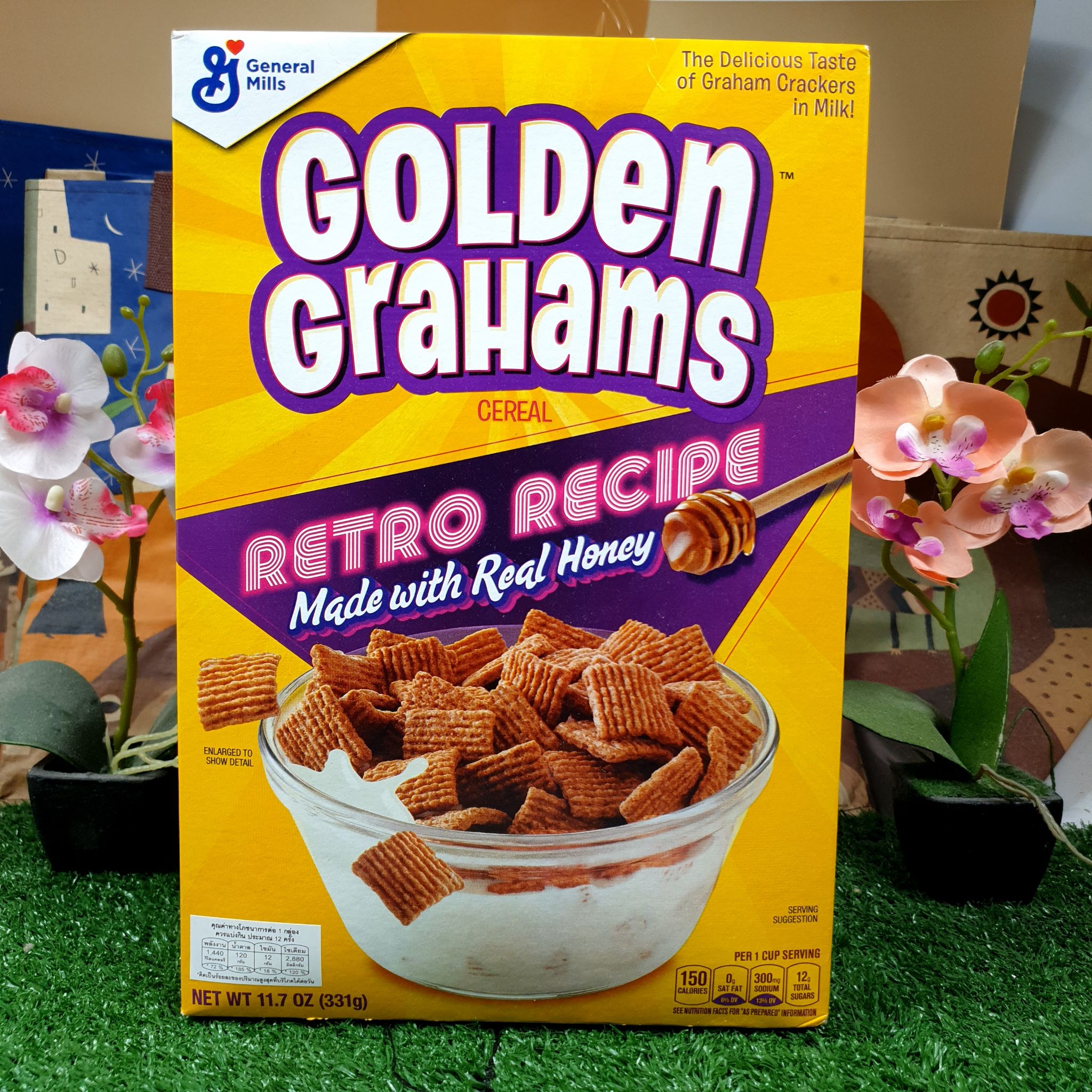 พร้อมส่ง !! Golden Grahams Honey Graham Cereals 340 g. ซีเรียลน้ำตาล ...