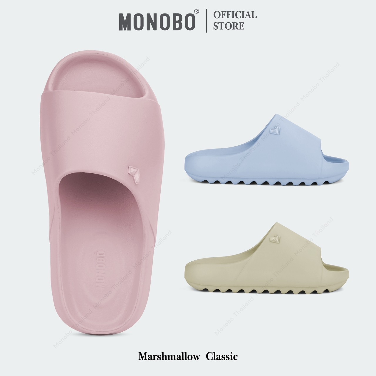 Monobo รองเท้าแตะแบบสวมแฟขั่น รุ่น Marshmallow Classic - Monobo - ThaiPick