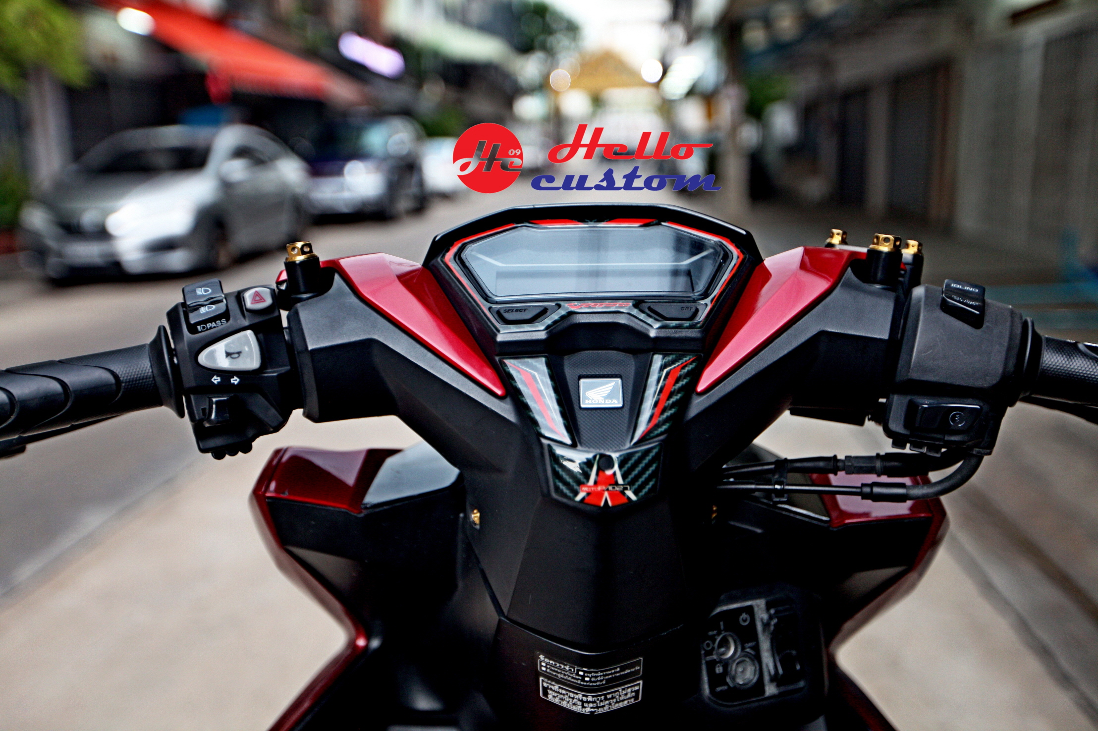 ปะกับสวิทช์ domino เฉพาะข้างซ้าย ตรงรุ่น Honda Click 125i Click 150i ...