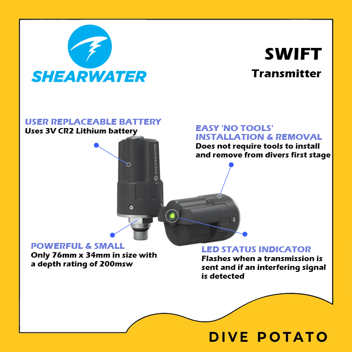 SWIFT - TRANSMITTER AI อัจฉริยะรุ่นใหม่ ของ SHEARWATER | Lazada.co.th