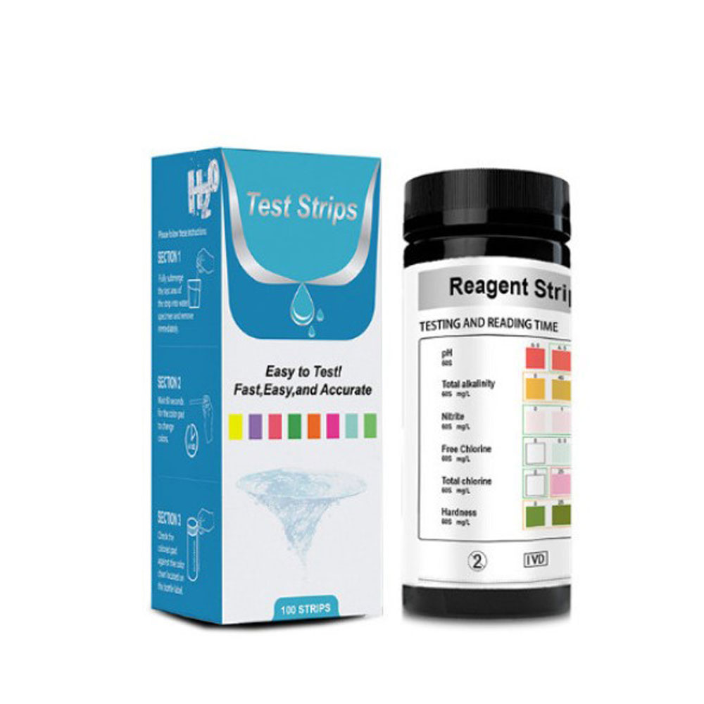 【blinngo】 50pcs 6 In 1 PH KH GH Nitrate Nitrite Aquarium Test Paper การ ...