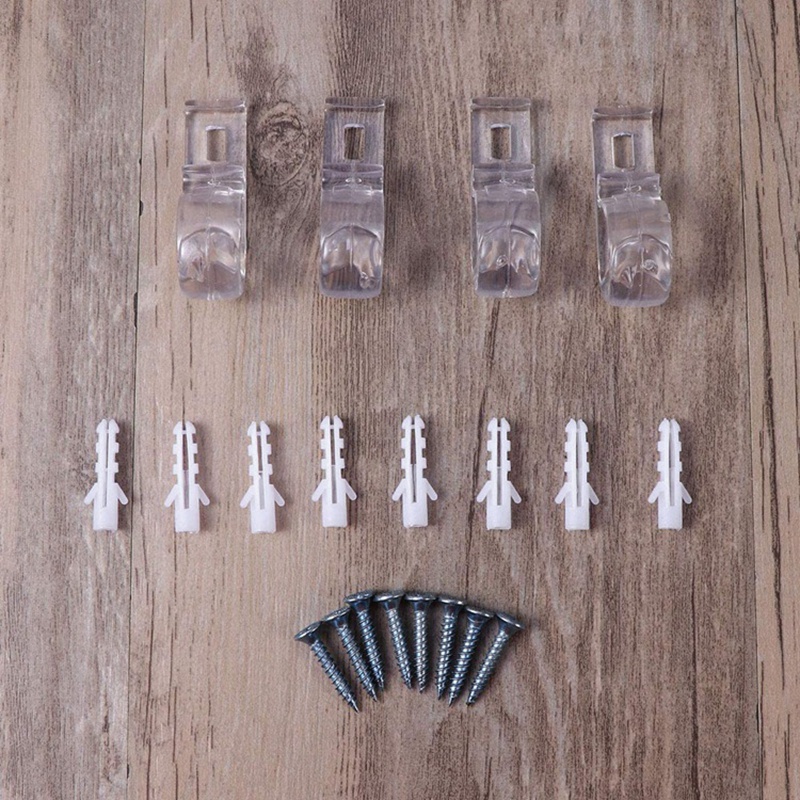 8Pcs Curtain Clear P Clips Hook,Roller Blind Clips Child Safety Chain ...